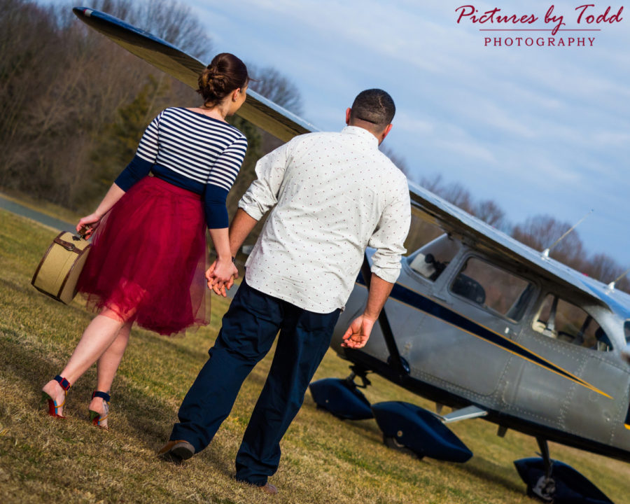 Amanda & Luis Engagement | Cross Keys Airport